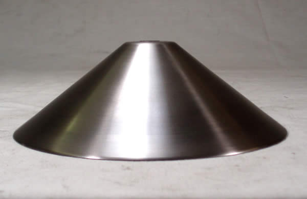 CONE 1-inch NOSE X 6-inch DIA X 2-inch HT 38deg (18 ga crs) - Fabricor ...