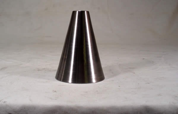 CONE 7/8-inch NOSE X 2 9/16-inch DIA X 3 1/2-inch HT 75deg (18 ga crs ...